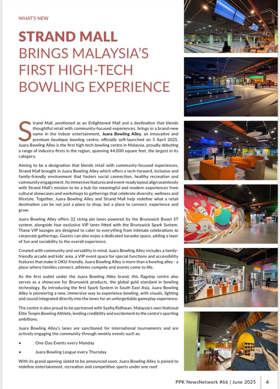 Featured in the Industry Spotlight - Strand Mall